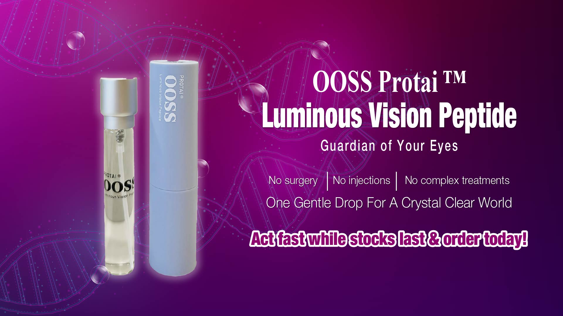 The Amazing Effects Of Using Protai OOSS Luminous Vision Peptide ...
